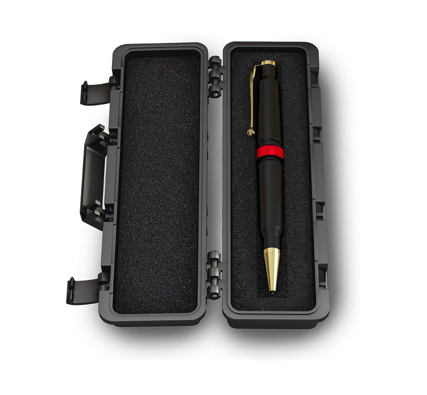 .308 Real Bullet Casing Refillable Black Twist Pen- Thin Red Line | Old ...
