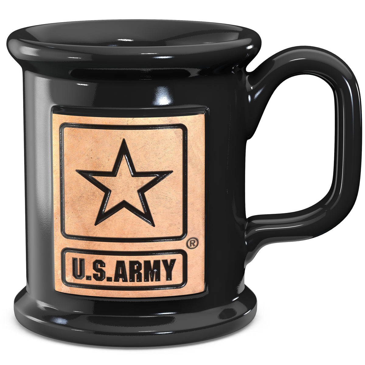 Ceramic Handmade Coffee Mug - Officially Licensed U.S. Army Logo